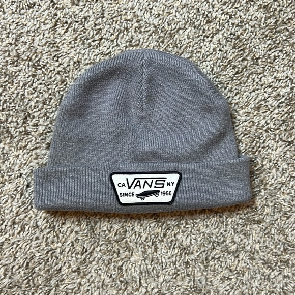 Vans | Accessories | Vans Skateboard Gray Knit Beanie Cap | Poshmark